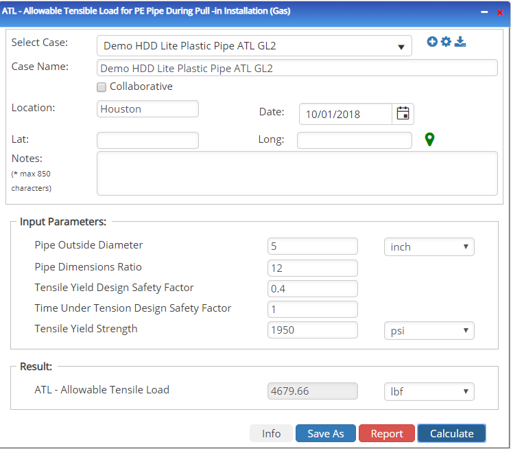 Allowable Tensile Load For PE Pipe During Pull In Installation ...