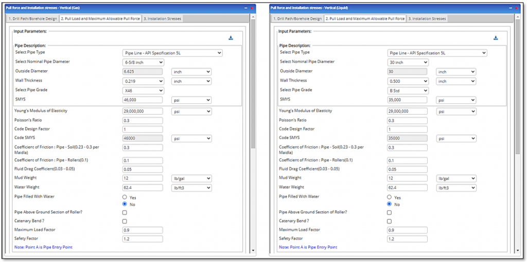 Pull Force and Installation Stresses – Vertical & Horizontal ...