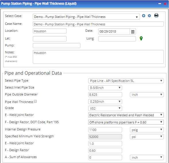 Pump Station Piping – Pipe Wall Thickness – Technical Toolboxes Knowledge Center