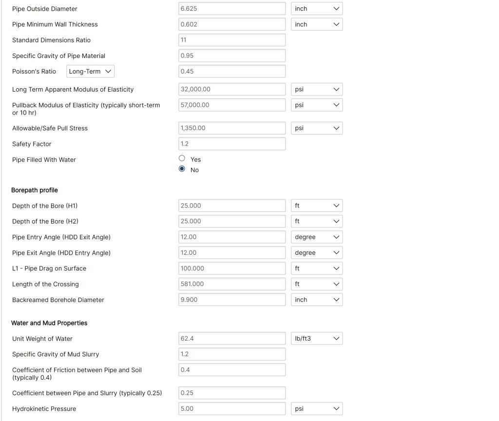 PE Pipe Pull Force and Installation Stresses – Technical Toolboxes Knowledge Center