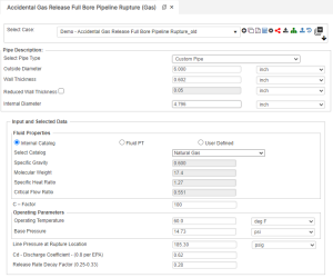 Accidental Gas Release Full-Bore Pipeline Rupture – Technical Toolboxes Knowledge Center