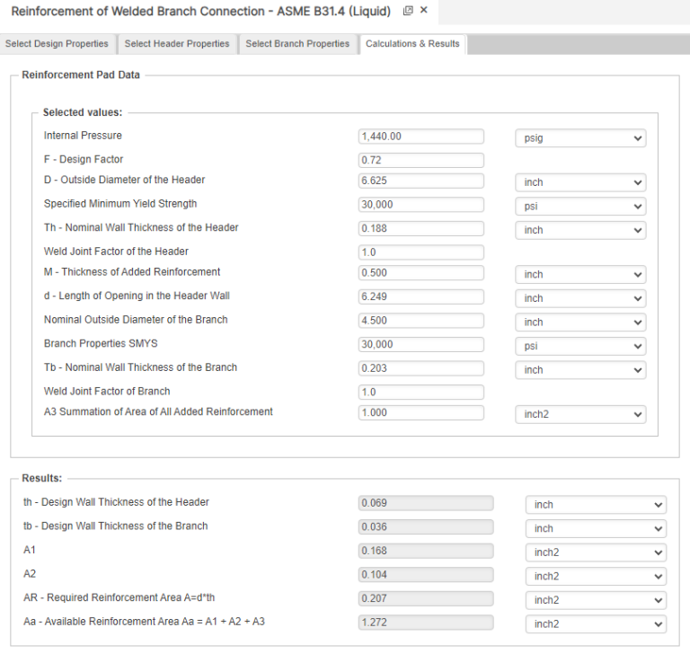 Reinforcement of Welded Branch Connection – Technical Toolboxes ...