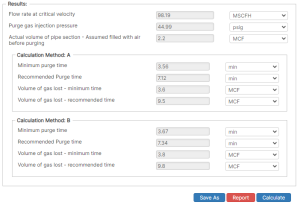 Purging Calculations – Gas – Technical Toolboxes Knowledge Center