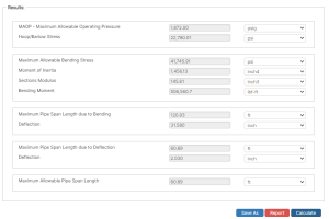 Maximum Allowable Pipe Span Length – Liquid – Technical Toolboxes Knowledge Center