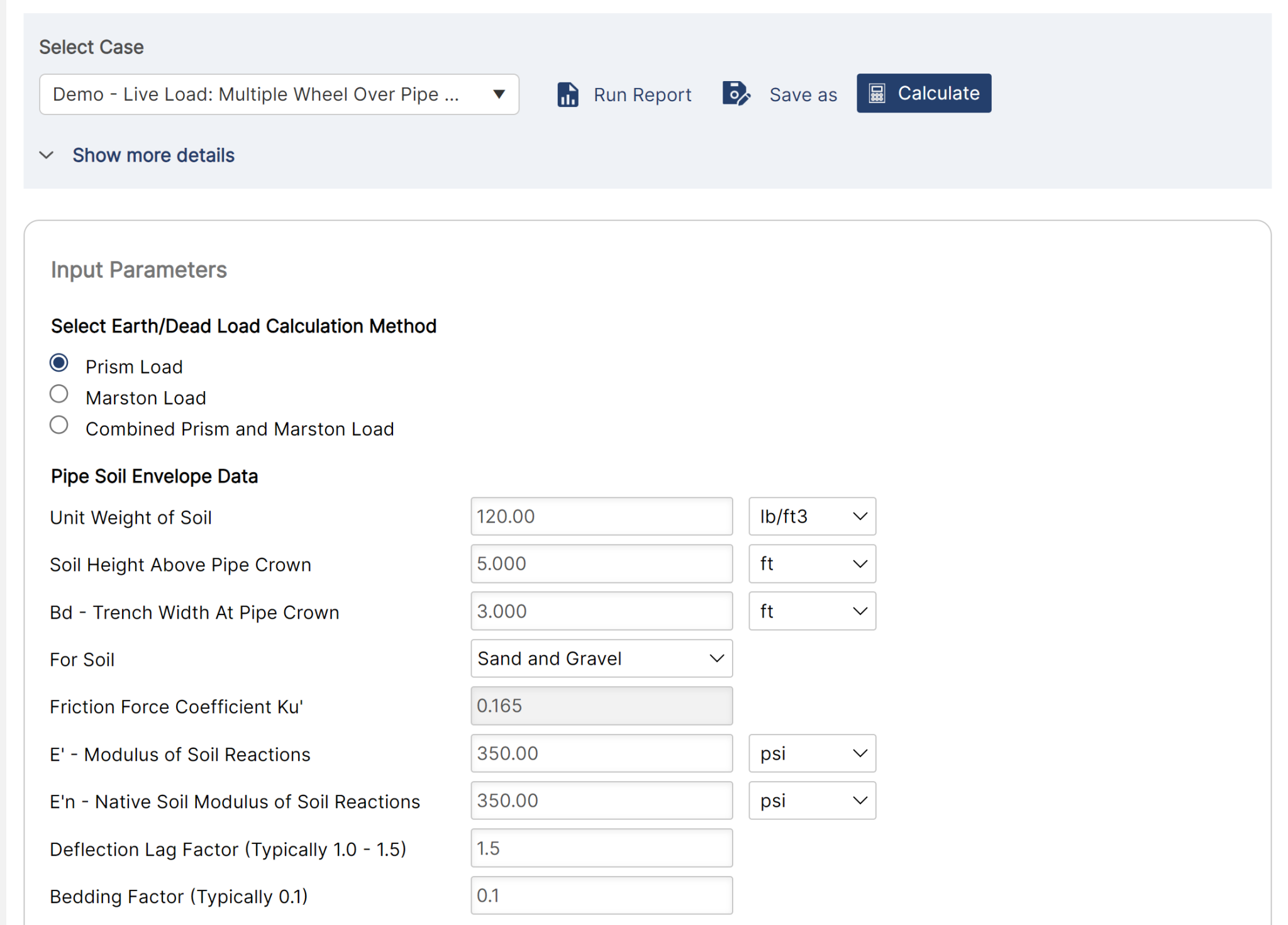 Live Load: Multiple Wheel Over Buried PE Pipe – Concentrated Point Load – Technical Toolboxes ...